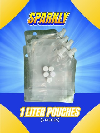 Liquid Pouch (5 pcs) for Dishwashing Liquid Kit DIY ( Big Mouth for ...