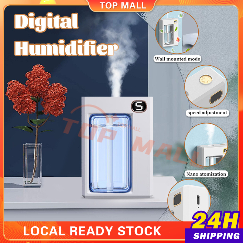 Digital Humidifier With Essential Oil Rechargeable Air Fragrance ...