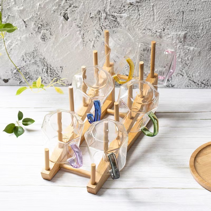 Bamboo Wooden Dish Rak Pinggan Sinki Plate Rack Tray for Storage Dish ...