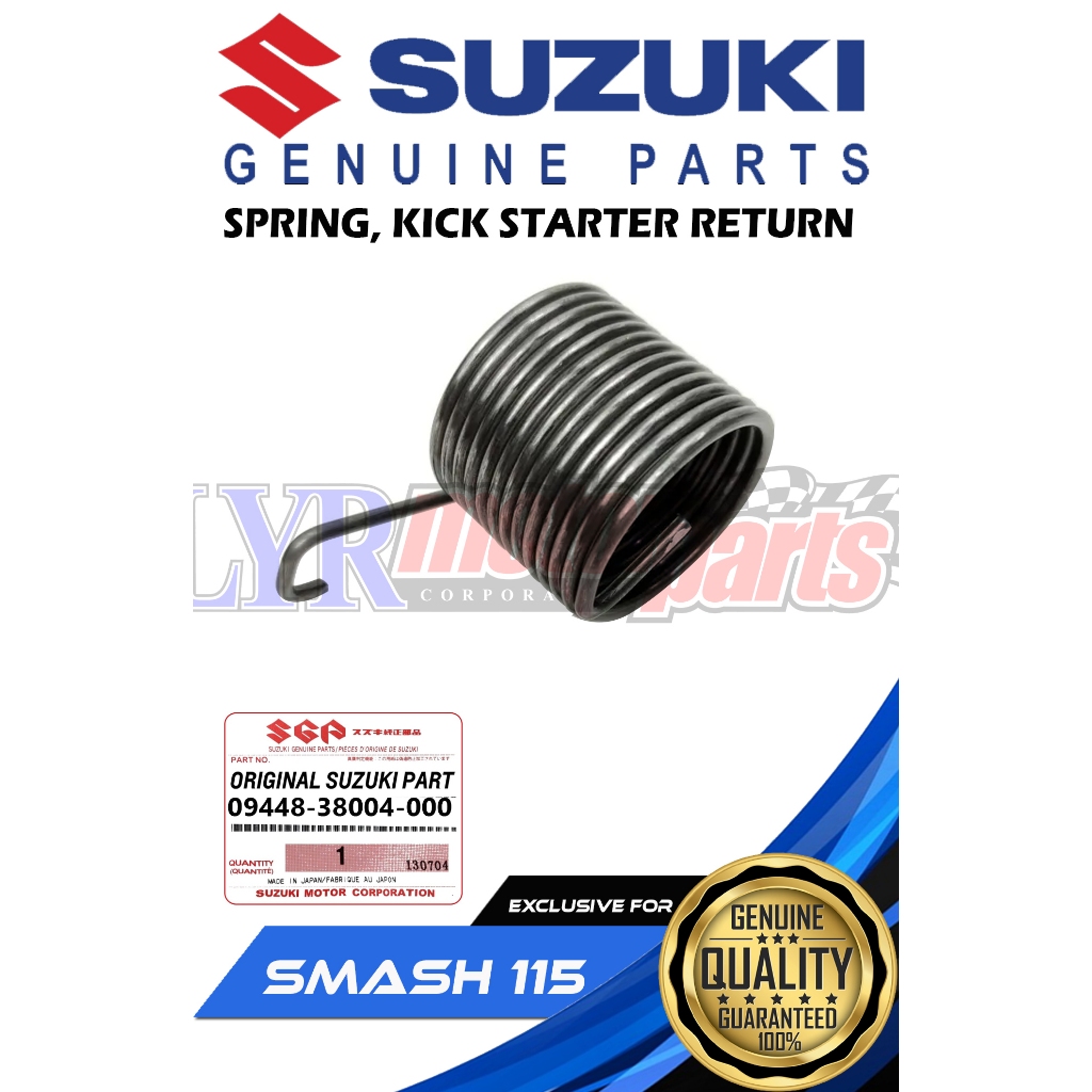 SUZUKI GENUINE SPRING, KICK STARTER RETURN FOR SMASH 115/RAIDER150 ...