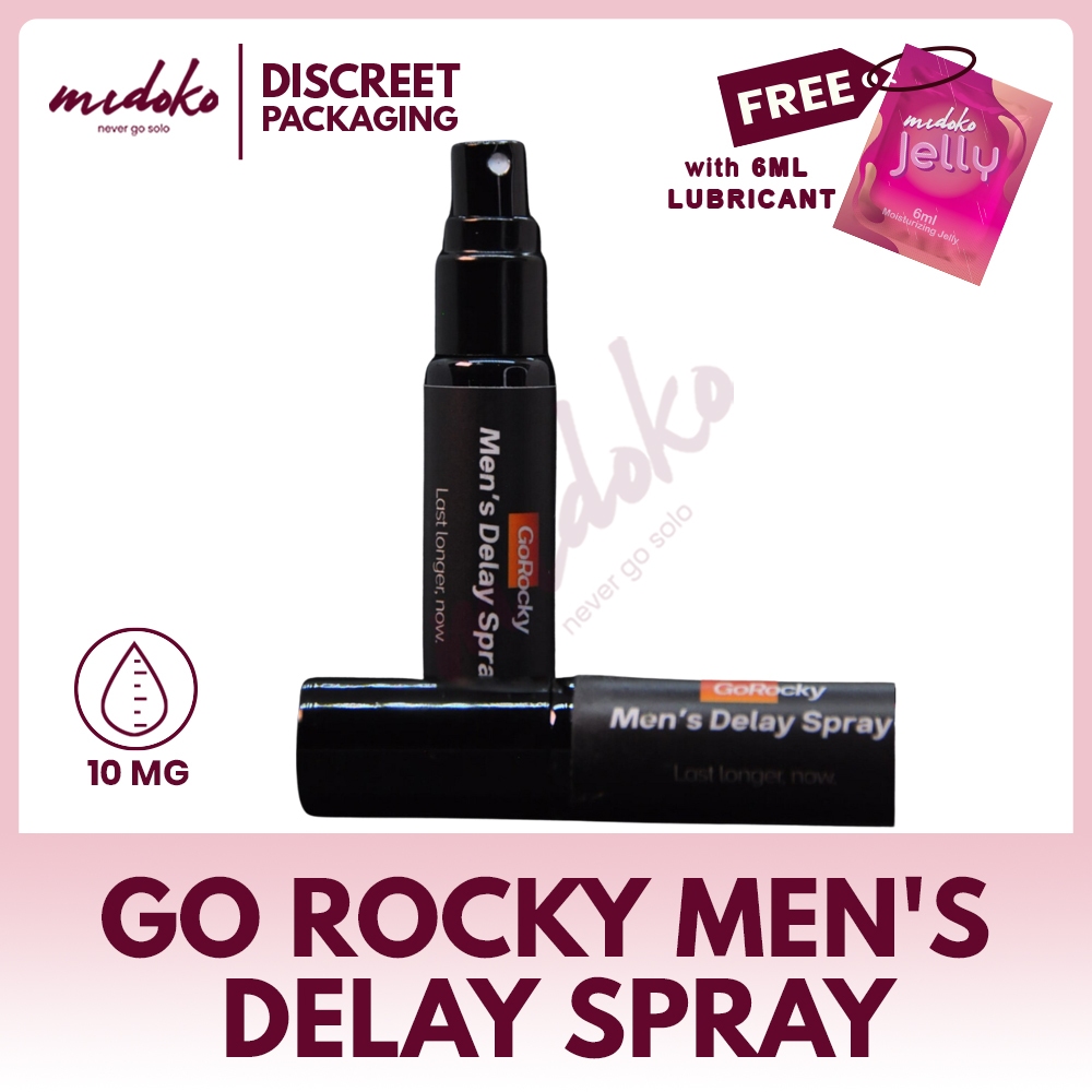 Midoko GoRocky Men's Delay Spray for Longer Lasting Performance for Men ...