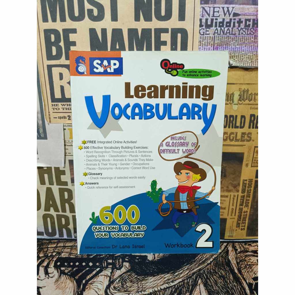 SAP Learning Vocabulary - Workbook 2 by Dr. Lana Israel | Shopee ...