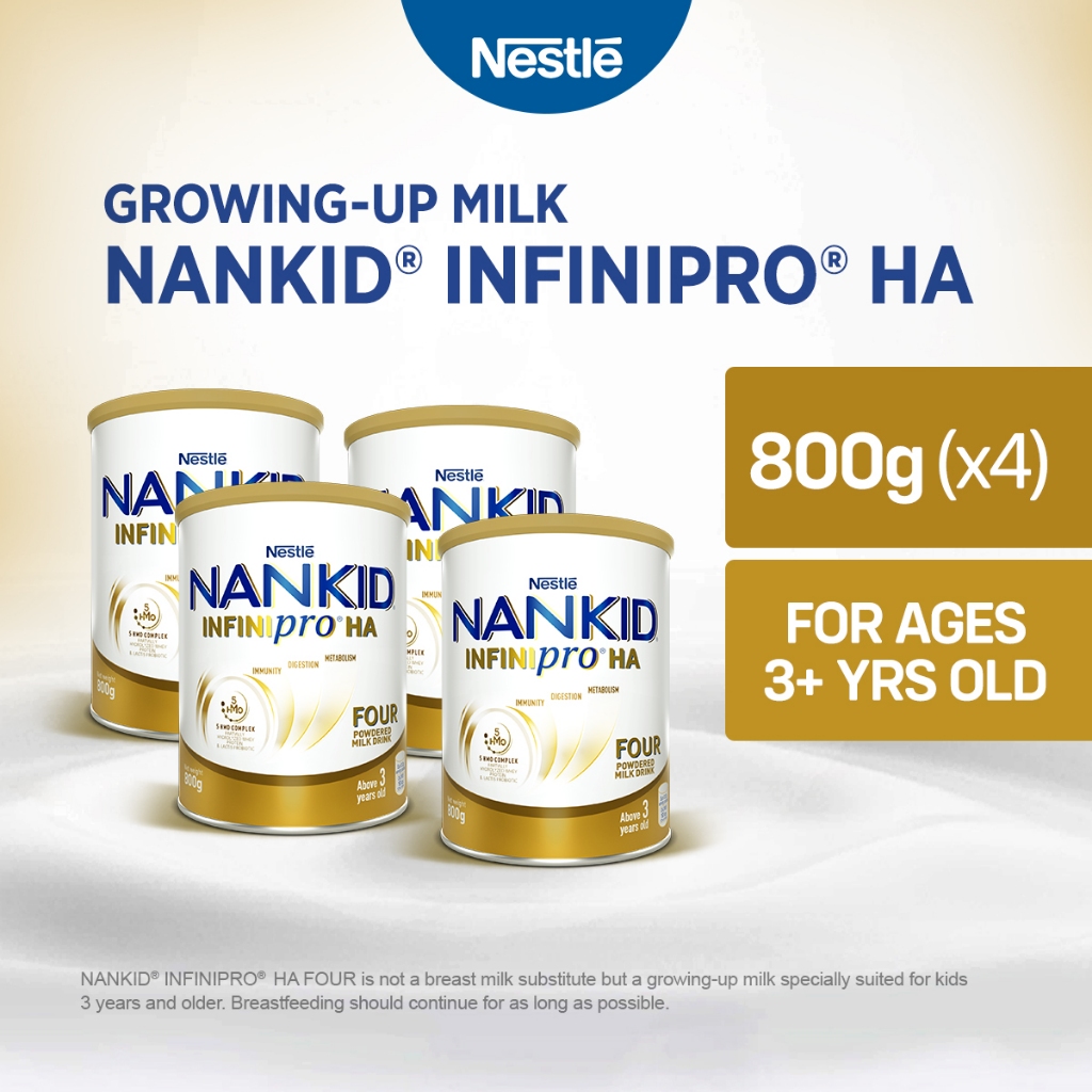 NANKID Infinipro HA Four Powdered Milk For Children Above 3 Years Old 3 ...