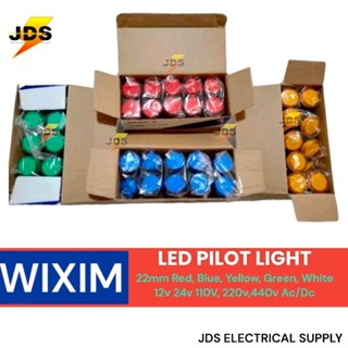 Wixim Led Pilot Light Red, Green, Blue, Yellow, White | Shopee Philippines