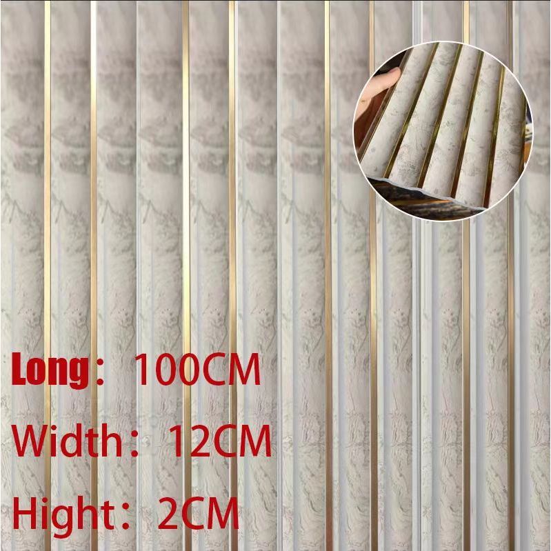 Solid Wood Wallpaper PVC Background Panel Board Sticker Grille Living ...