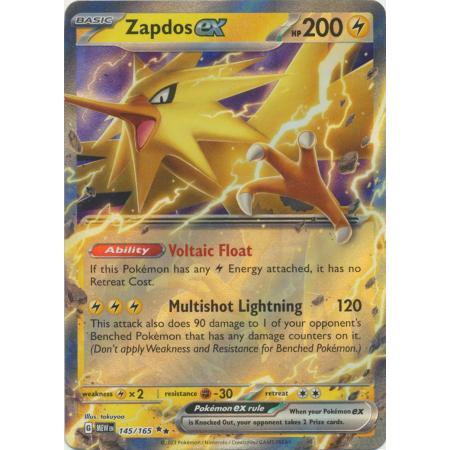 zapdos ex pokemon 151 pokemon trading cards | Shopee Philippines
