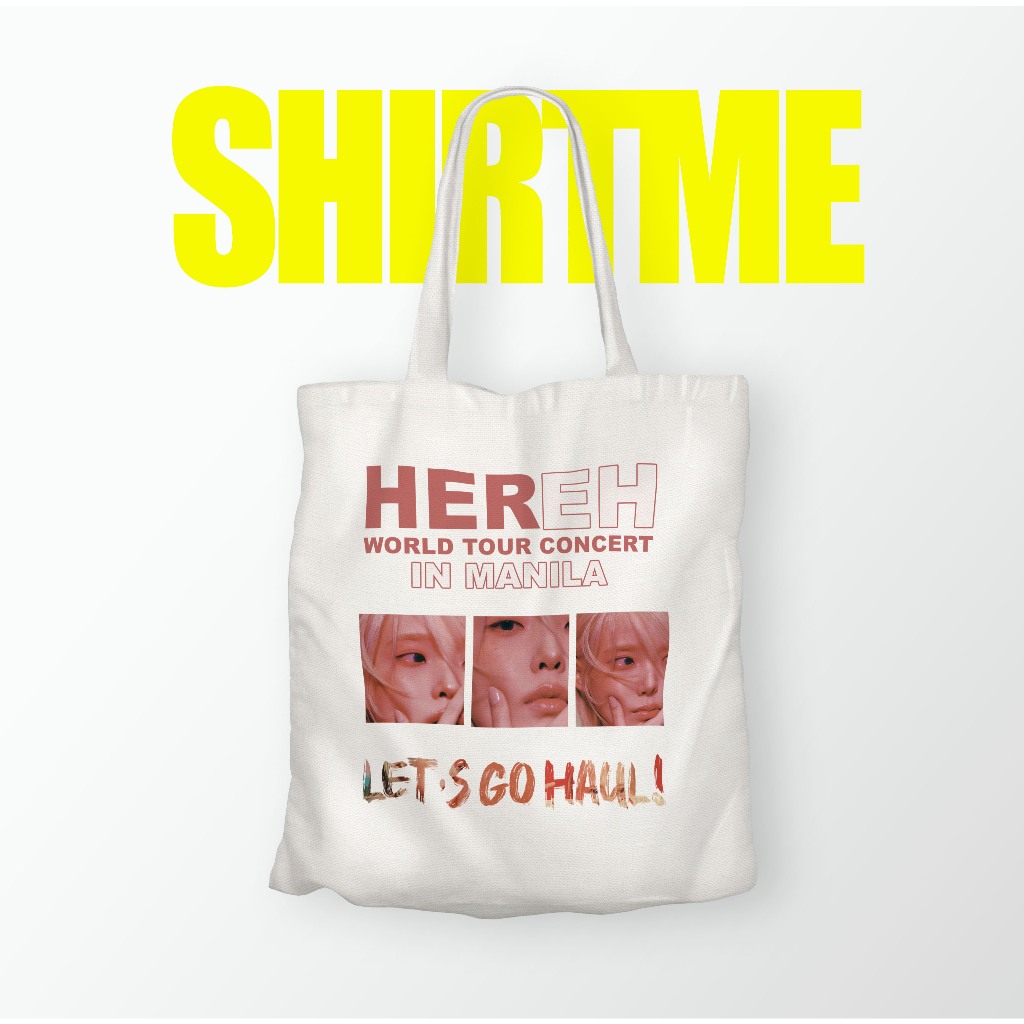 IU HER World Tour Concert Fanmade Souvenir Tote Bag | Shopee Philippines