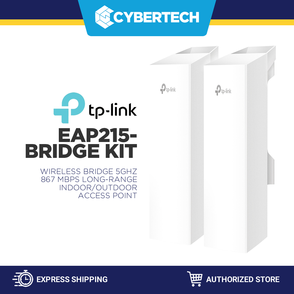TP-Link EAP215-Bridge KIT Wireless Bridge 5 GHz 867 Mbps Long-Range ...
