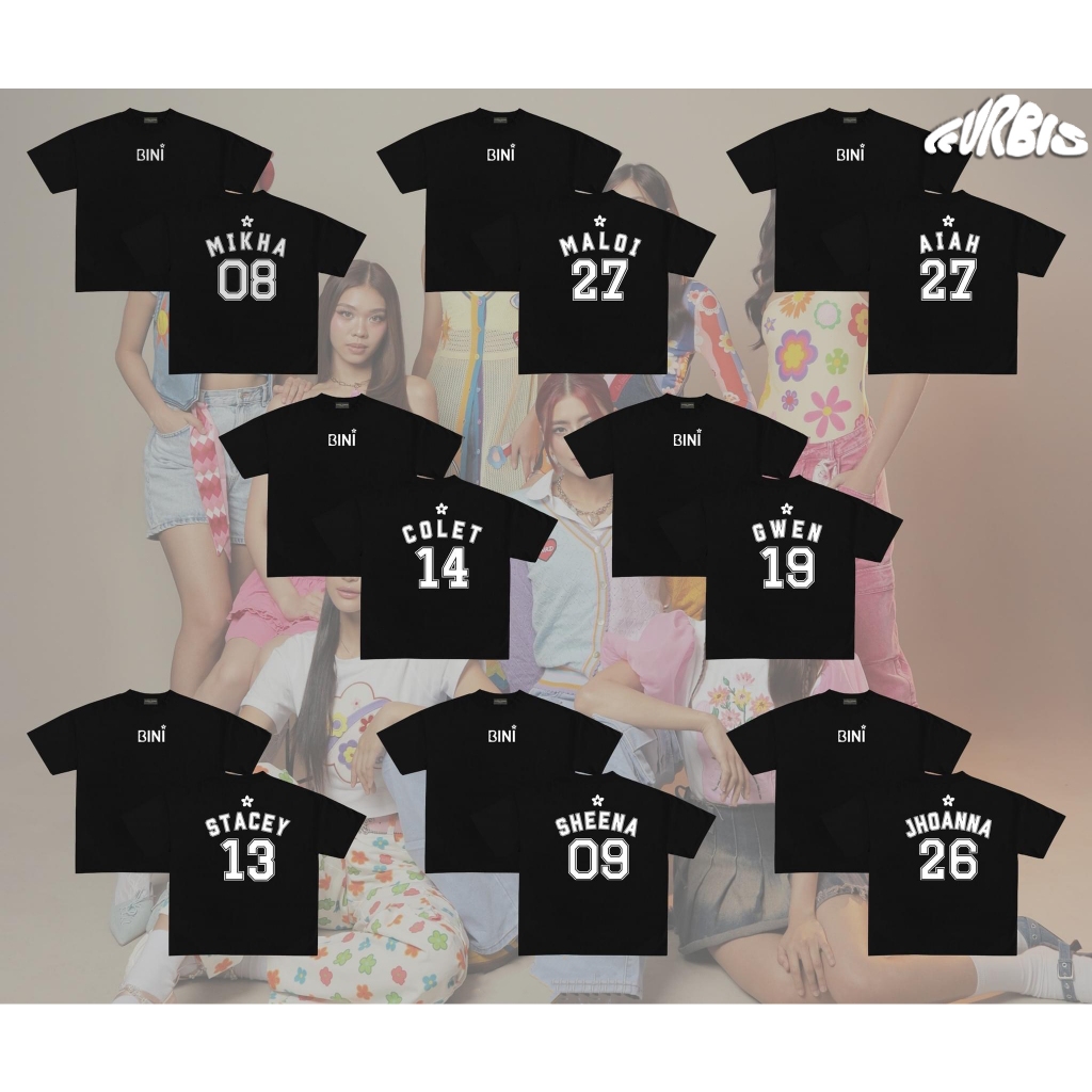 BINI JERSEY unisex cotton shirt oversized casual men's women's special ...
