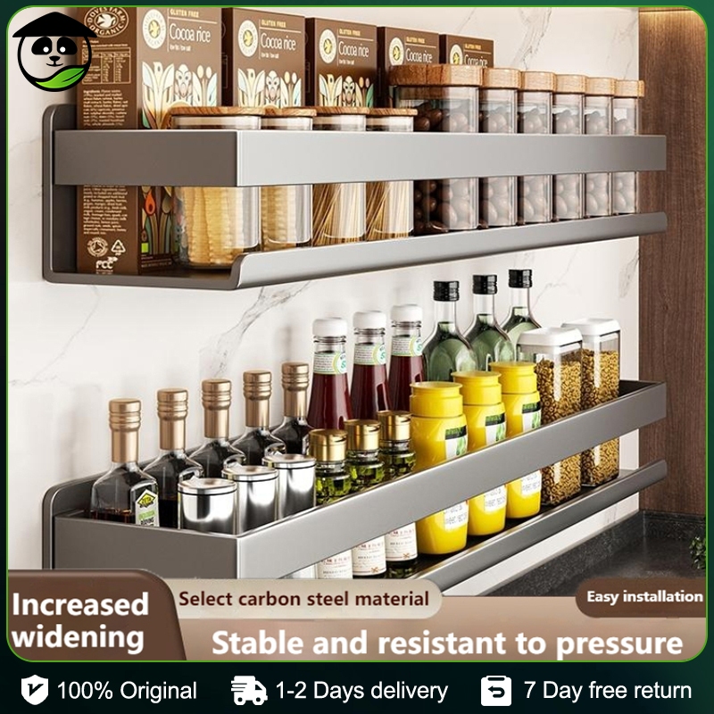 Condiments Organizer Utensils Spice Rack Wall Mounted Kitchen ...