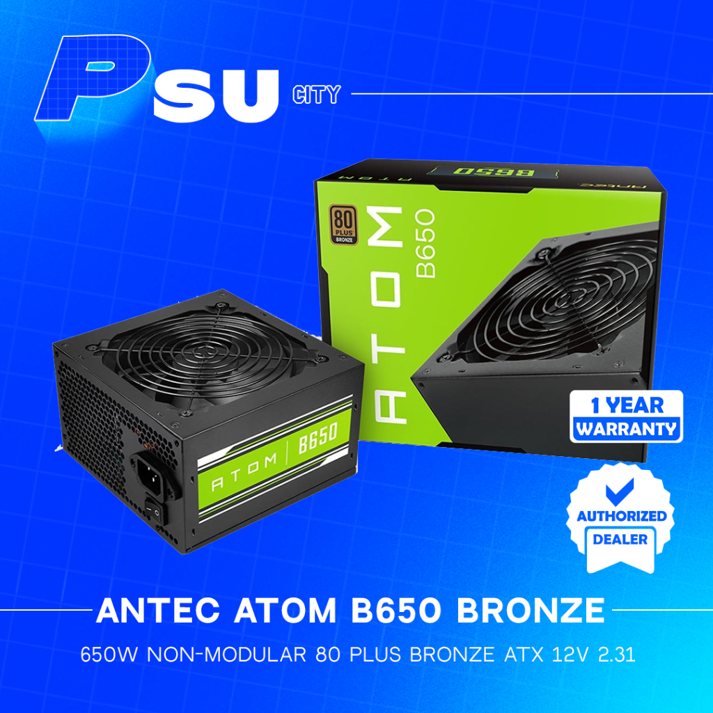 ANTEC Atom B650 Bronze 80 Plus Bronze Non-Modular PSU | Shopee Philippines