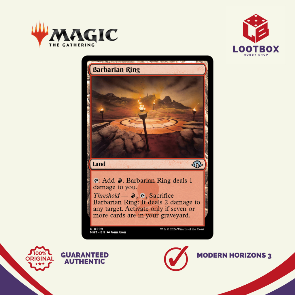 Magic the Gathering: Barbarian Ring (Uncommon) - Modern Horizons 3 ...