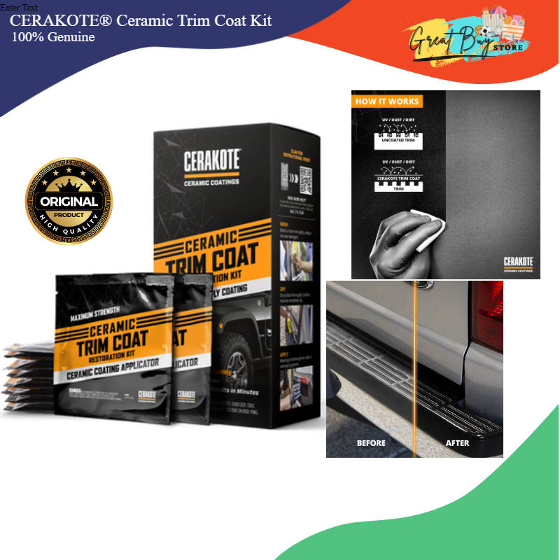 CERAKOTE® Ceramic Trim Coat Kit Plastic Trim Coat Restoration Kit ...