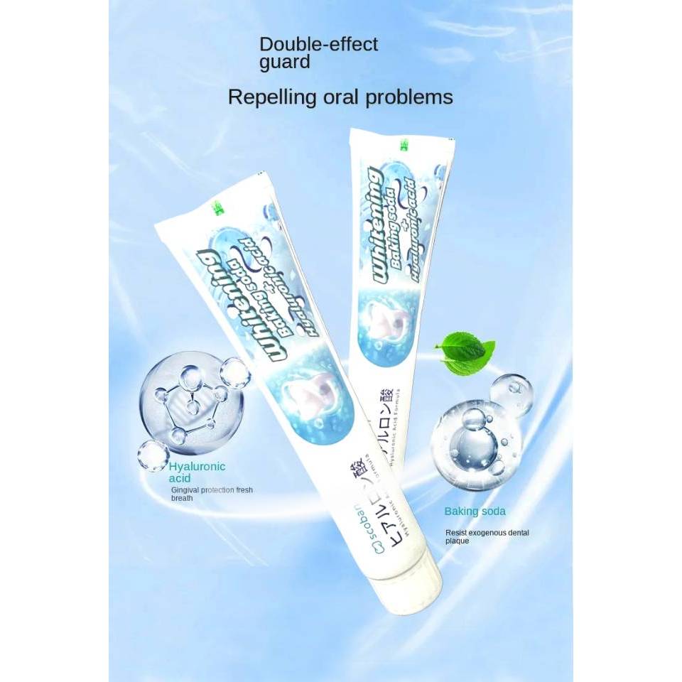 SCOBAN Japanese Hyaluronic Acid Dual Effect Witening Toothpaste 200g ...