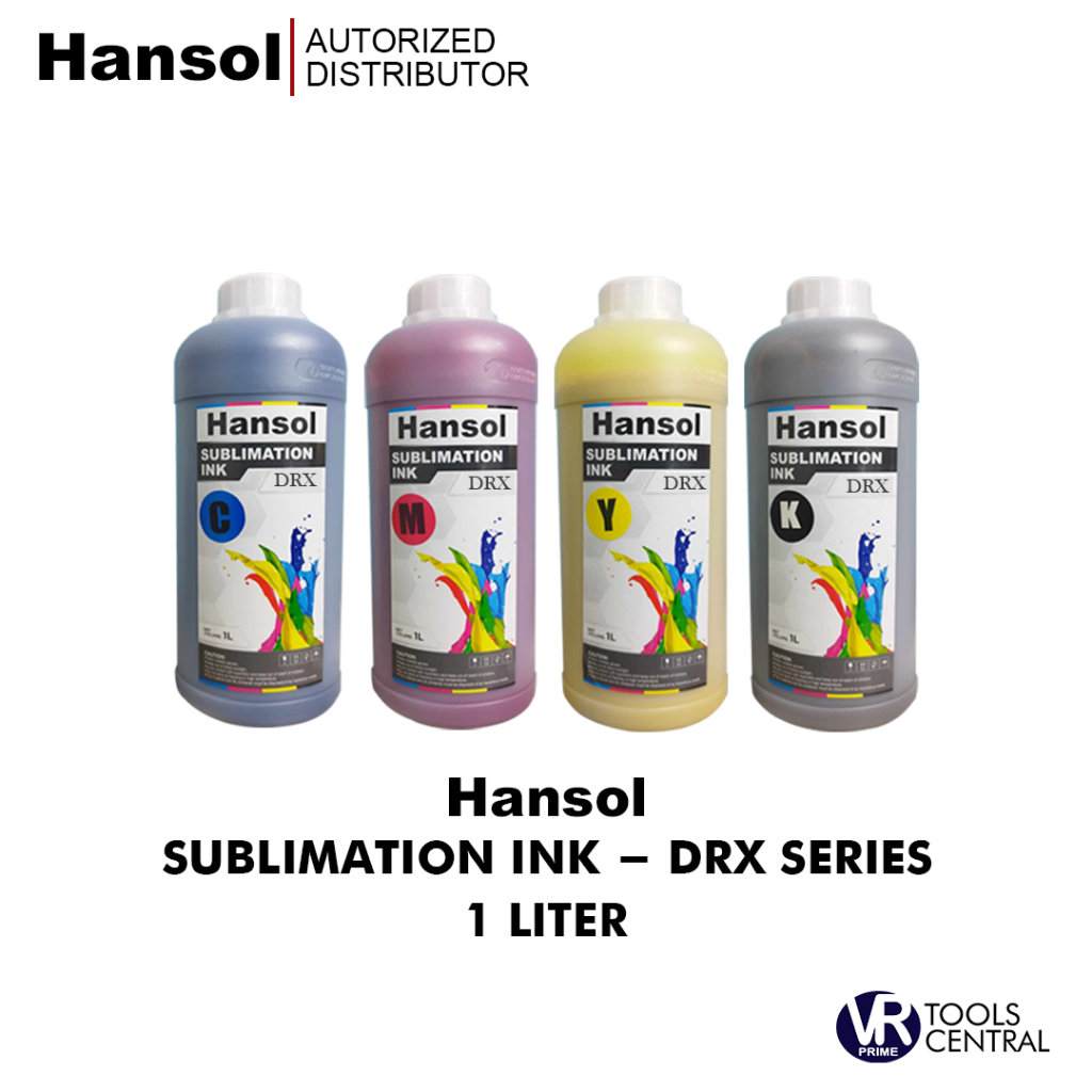 HANSOL SUBLIMATION INK - DRX series 1 Liter - for Printer Refill ink ...