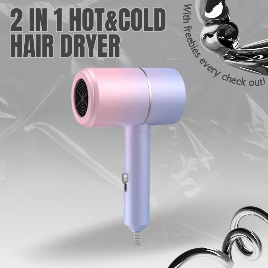 Professional Blower Hair Dryer Foldable Electric Hair Blower Care ...