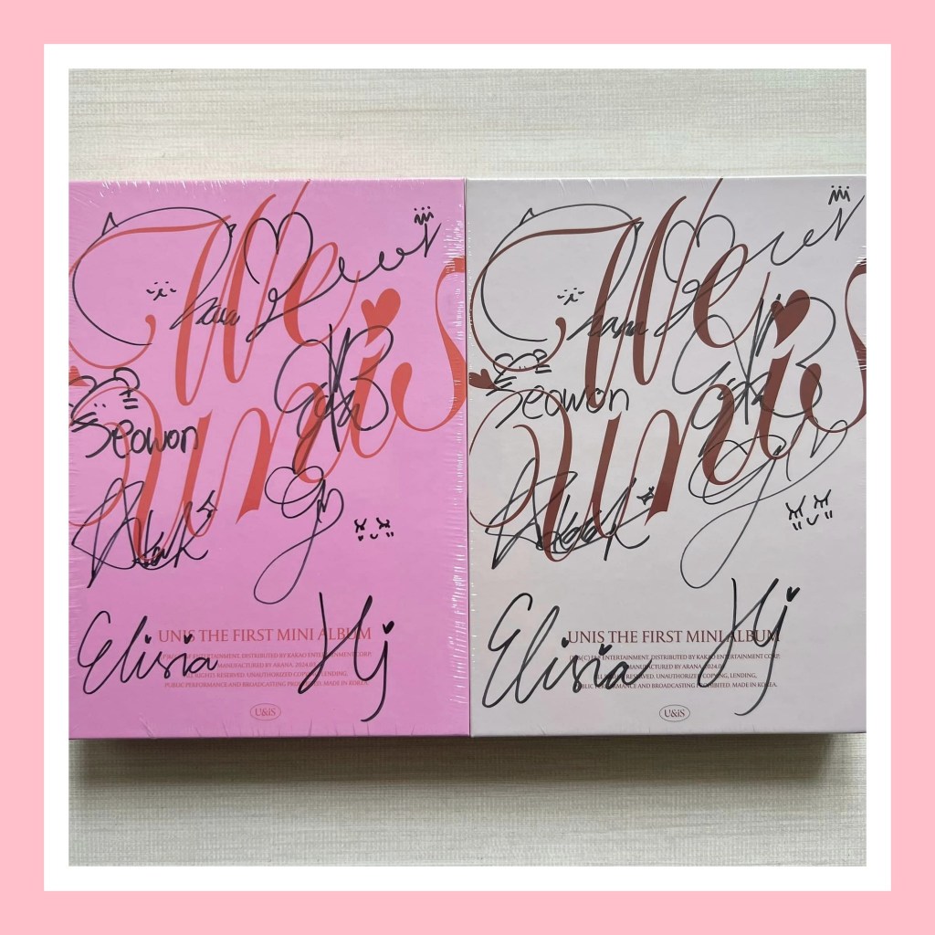 UNIS The 1st Mini Album 'WE UNIS' Signed Album Hello82 (Sealed ...
