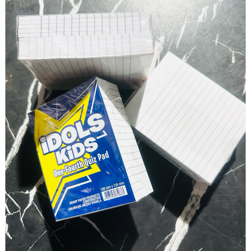 1/4 Quiz Pad (10pads) | Shopee Philippines