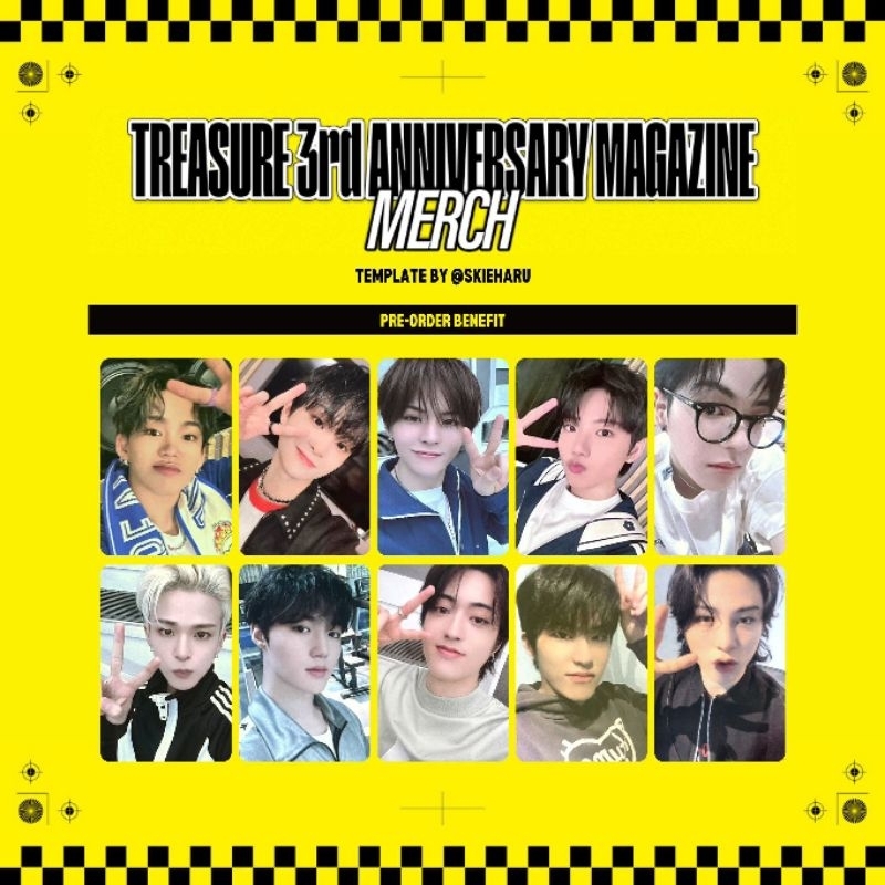 [TREASURE] 3RD ANNIVERSARY MERCH POB | Shopee Philippines