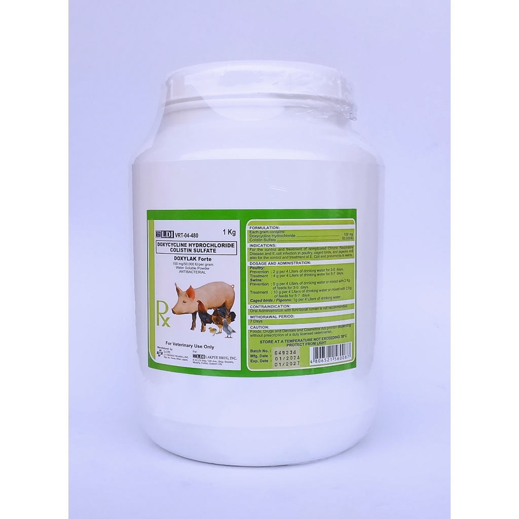 LDI Doxylak Forte Antibacterial Water Soluble Powder 1kg | Shopee ...