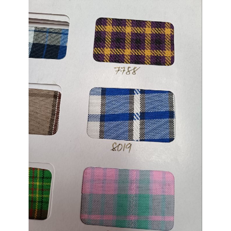 Checkered Multi-Color Oxford Fabric for Uniform 60" (Tela per yard ...
