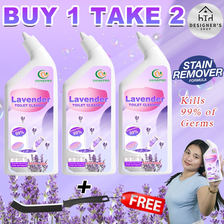 Shinepro Buy 1 Take 2 lavender 500 Gram Cleaning Urine, Scale, Rust, Grease, Toilets,, Toilet ...