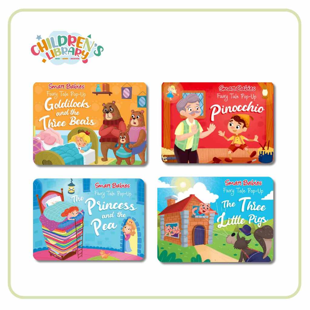 Smart Babies Fairy Tale Pop Up Story Books For Toddlers Board Book ...