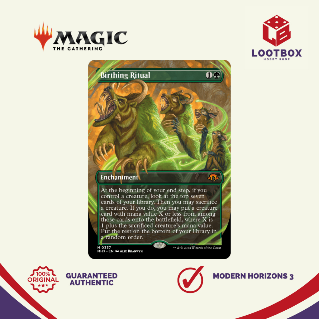 Magic the Gathering: Birthing Ritual (Mythic Rare) - Modern Horizons 3 ...