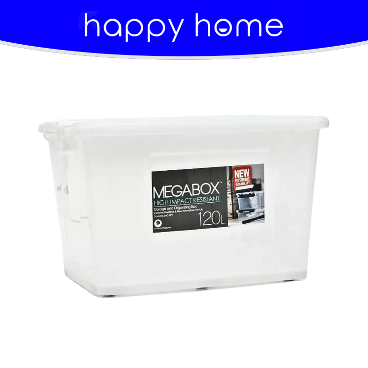 Megabox 699 Mega Storage 120L Clear | Shopee Philippines
