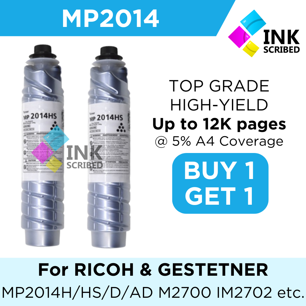 INKSCRIBED Ricoh Gestetner MP2014 MP2014H MP2014HS MP2014AD MP2014D ...
