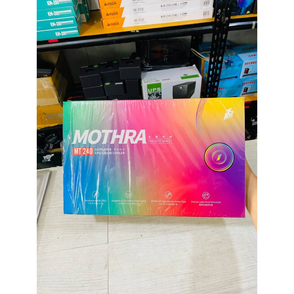 1stplayer Mothra MT240 RGB AIO Liquid Black and White/ MT360 AIO Liquid ...