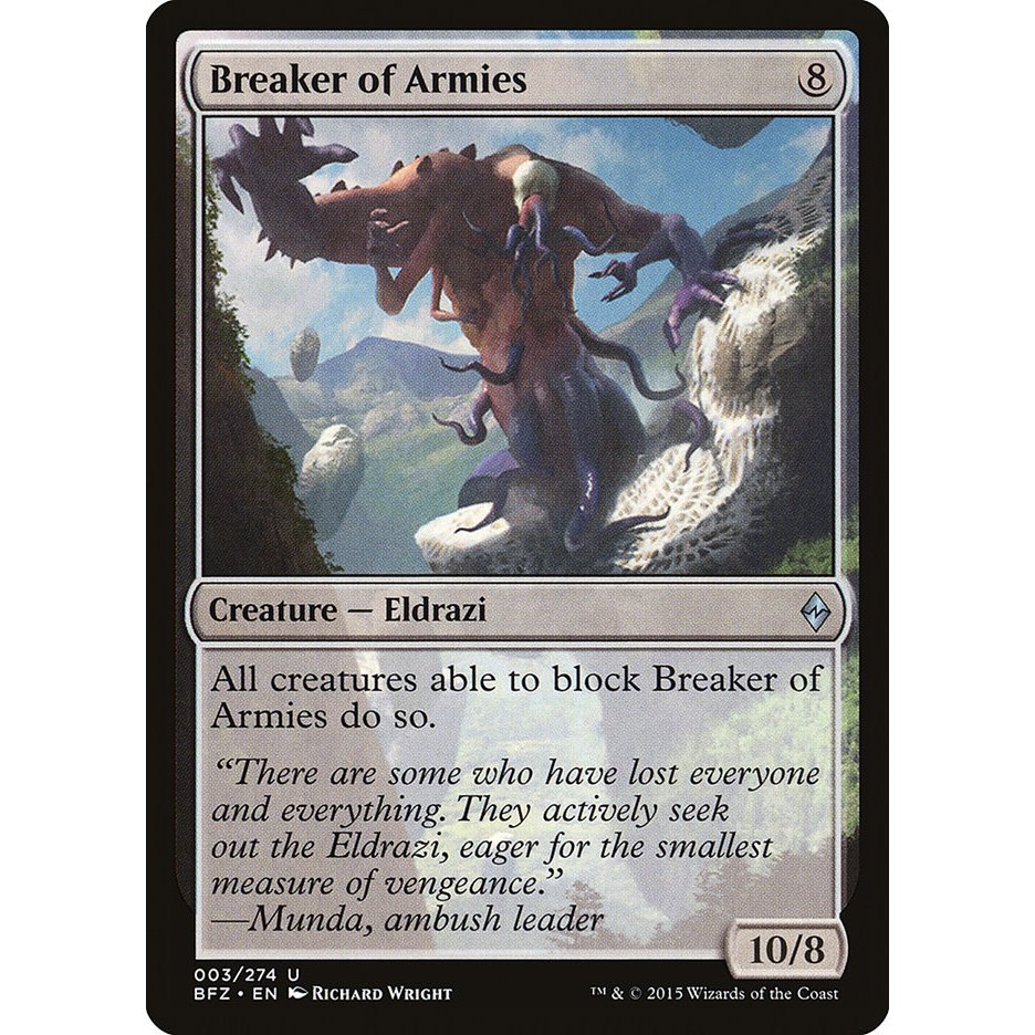 C - Breaker of Armies [BFZ] | Shopee Philippines