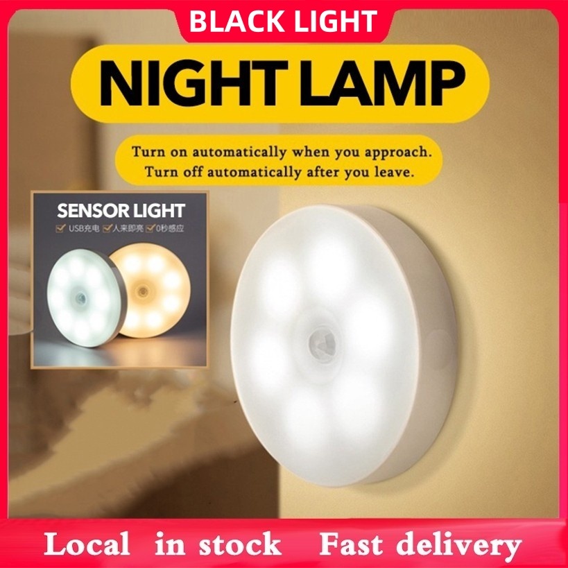 Night Light Rechargeable Sensor, Wireless Human Sensor Light, Motion ...