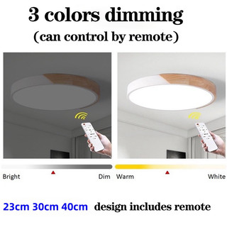 Modern LED Tri Color ceiling light Bedroom ceiling lamp Remote control ...