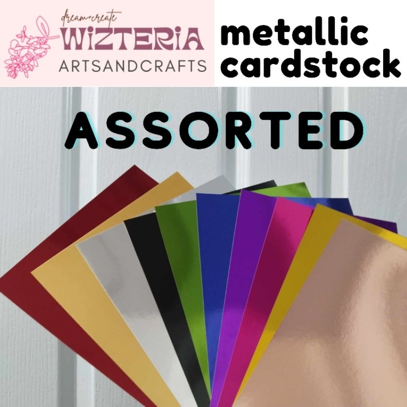 cardstock mirror assorted 10pcs 250gsm A4 | Shopee Philippines