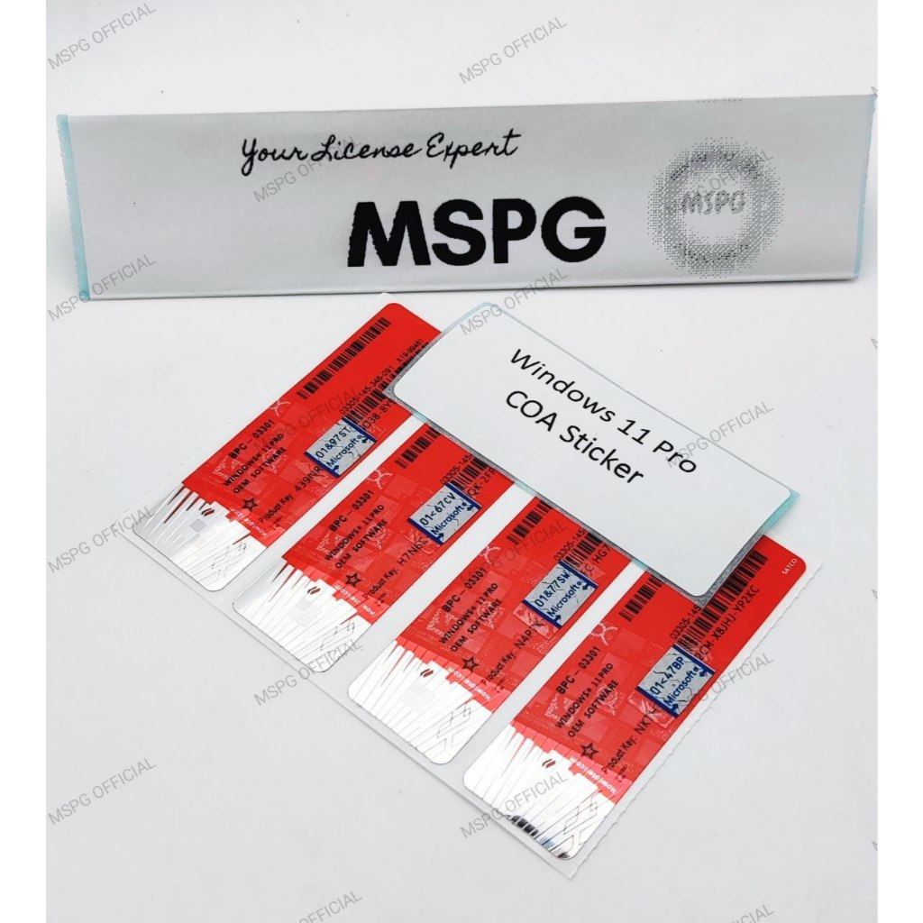 Win11 Pro / Home Product Key OEM I with Authentication Sticker | Shopee ...