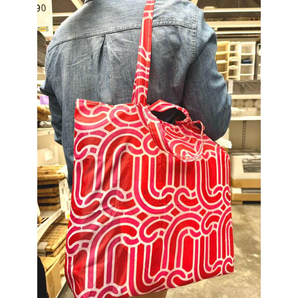 Shopping Bag Grocery Patterned Foldable Reusable Eco-Friendly IKEA ...