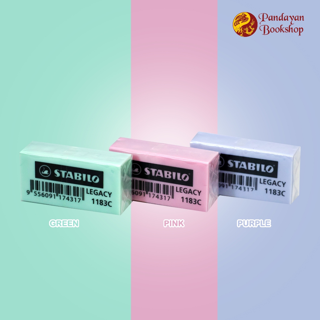 Stabilo Legacy Eraser 1183C Colorful Edition 35mm | Shopee Philippines