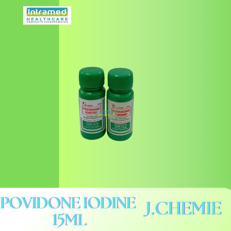 POVIDONE IODINE 15ML 10% (J. CHEMIE) | Shopee Philippines