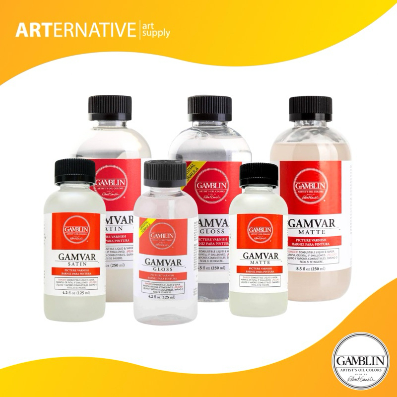 Gamblin Gamvar Varnish 125ml, 250ml, 500ml, 1L | Shopee Philippines