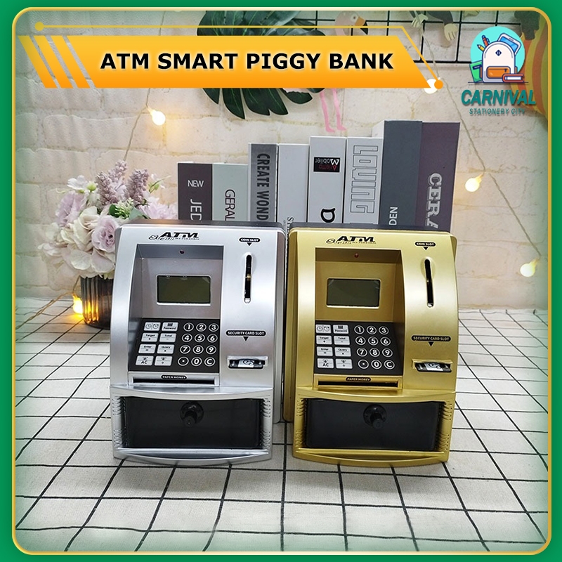 Coin bank savings machine bank cartoon character money atm children ...