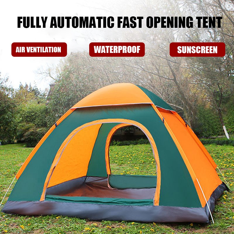 【24H delivery】Outdoor Camping Tent 2/4/6Person Quick Opening Dome ...