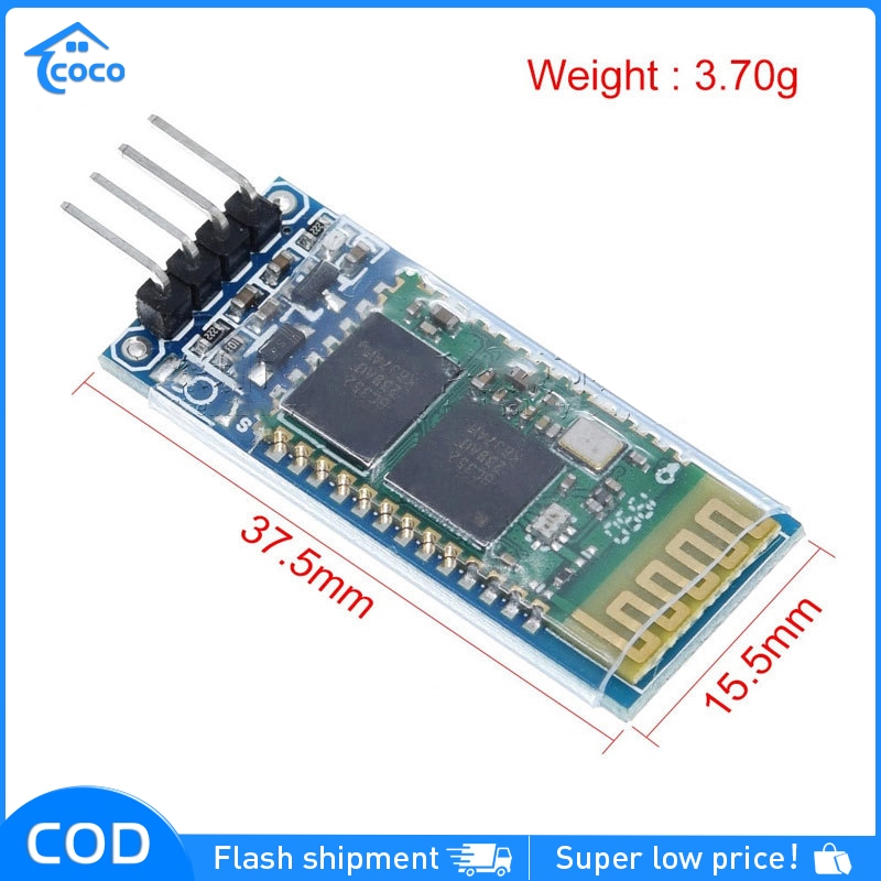HC-05 HC05 HC06 RF Wireless Bluetooth Transceiver Slave Module | Shopee ...