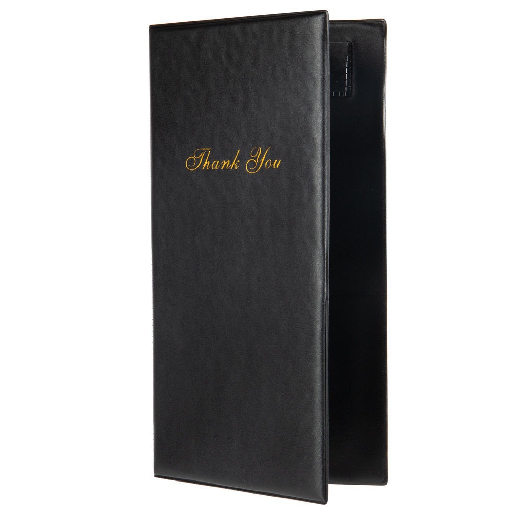Leather Check Folder Guest Check Card Holder Restaurant Check ...