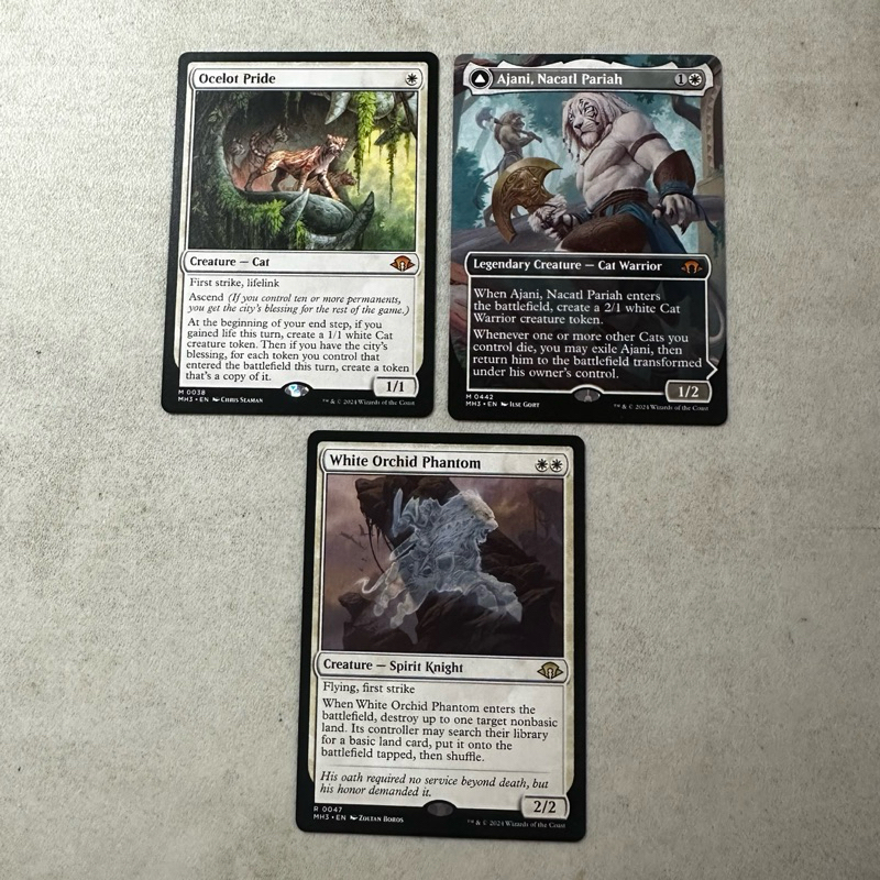 OCELOT PRIDE AJANI, NACATL PARIAH WHITE ORCHID PHANTOM | MH3 MODERN ...
