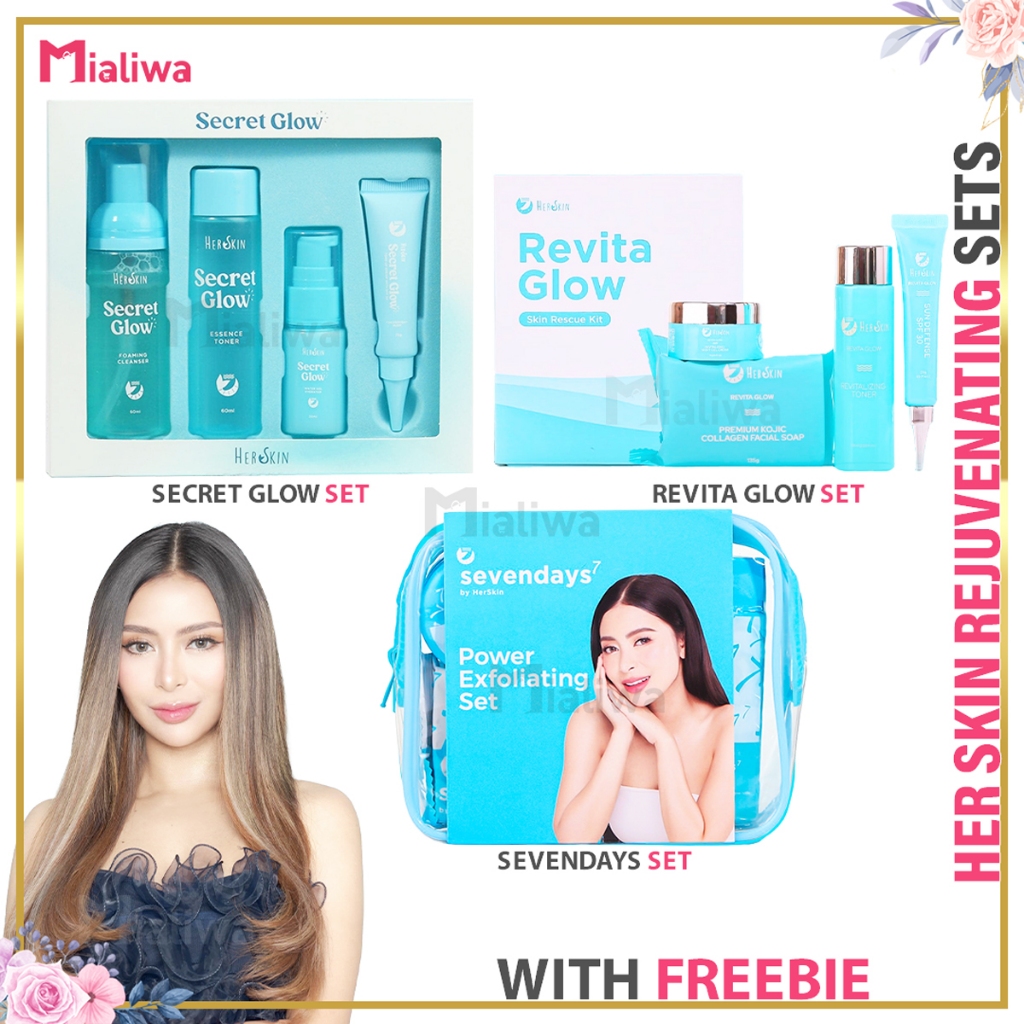 HerSkin By Kath Melendez Revita Glow Rejuvenating Set, Secret Glow Set ...