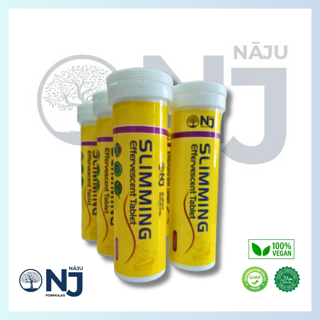 SLIMMING EFFERVESCENT TABLET BY NAJU FORMULAS (18 TABLETS) | Shopee ...