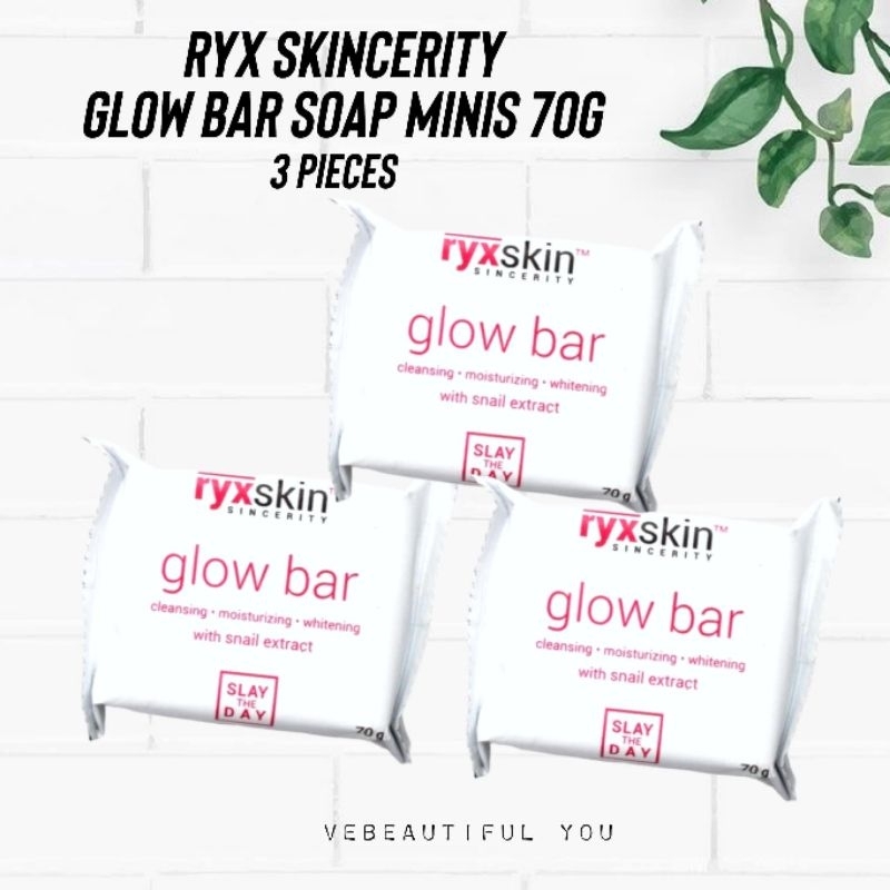 3 For 169 Ryx Skincerity Glow Bar Soap Minis 70g Shopee Philippines