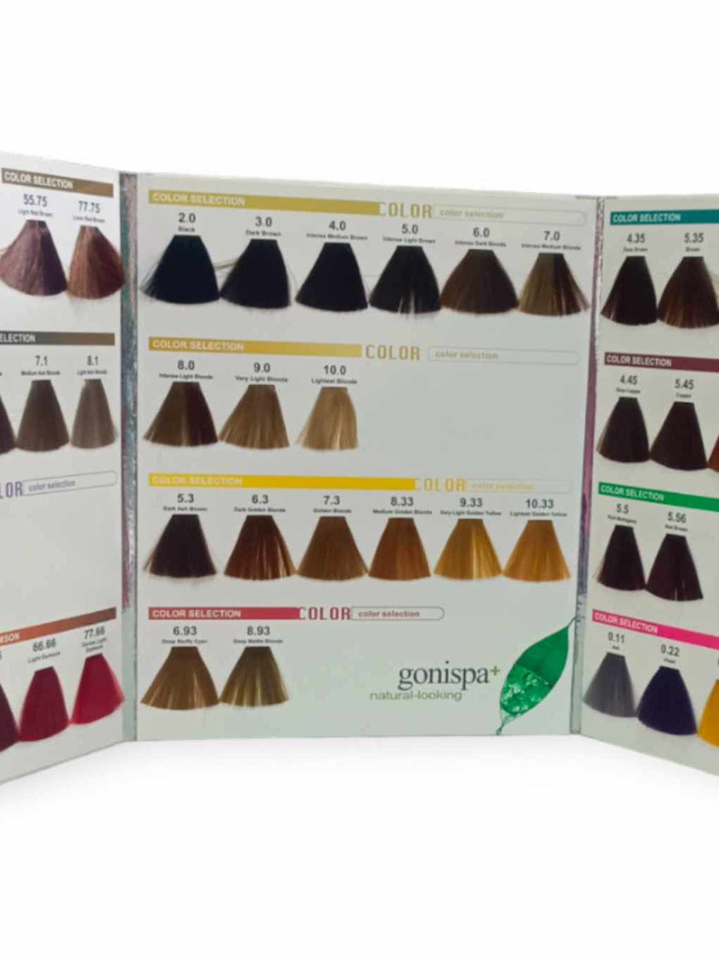Gonispa Hair Color Chart | Shopee Philippines