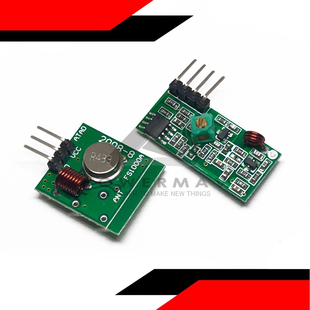433mhz RF Transmitter Receiver TX RX XD-RF-5V 5V 4MA 433.92MHZ -105DB XD-FST 3.5-12V AM 4KB / S ...